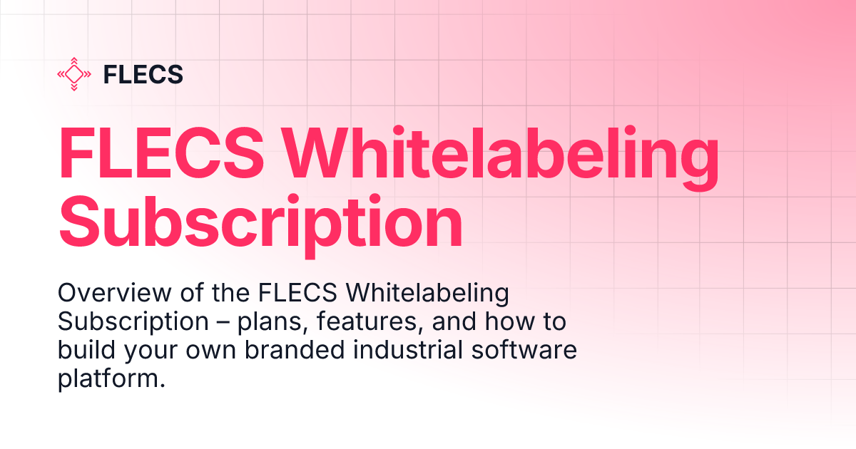 FLECS Whitelabeling Subscription | FLECS